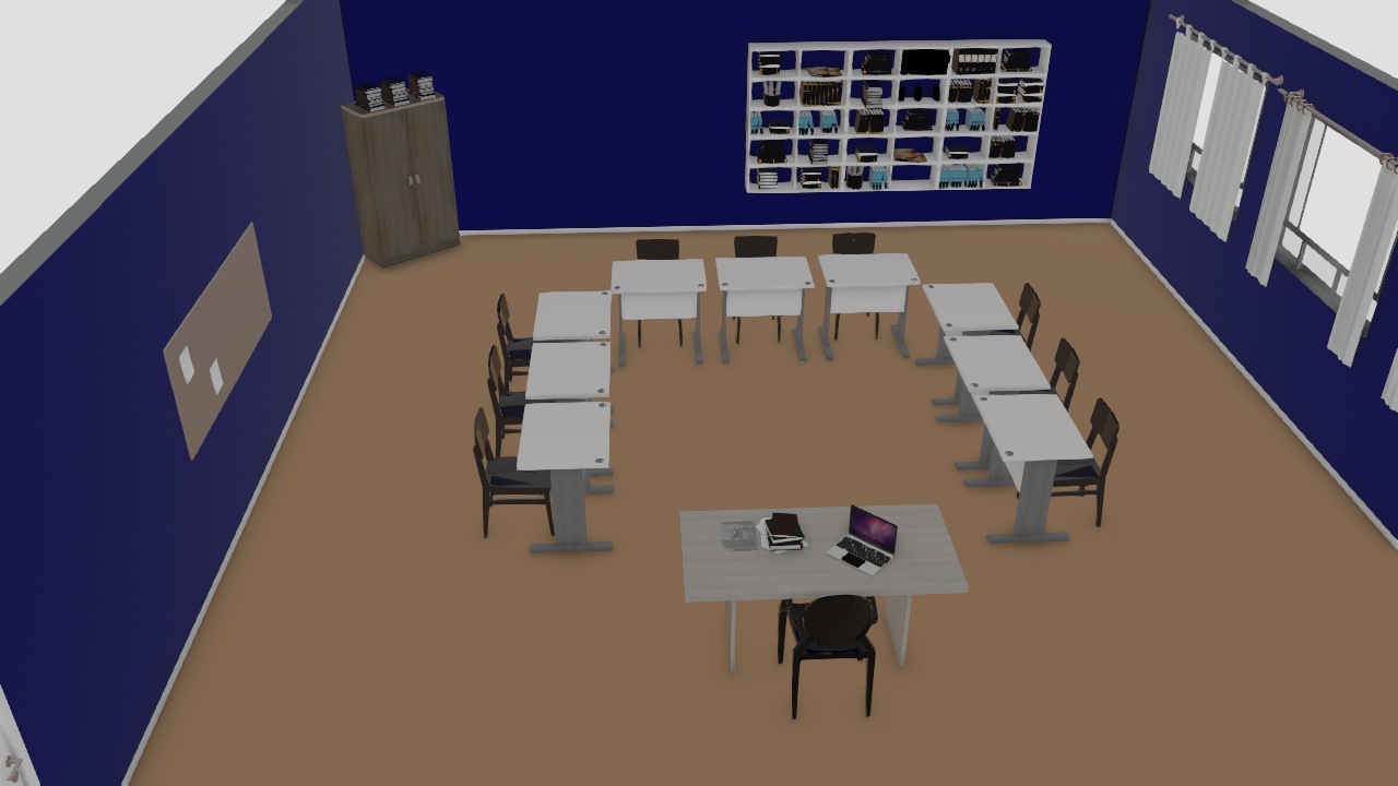 PLANTA BAIXA SALA DE AULA de kelina dos santos ferreira - Mooble