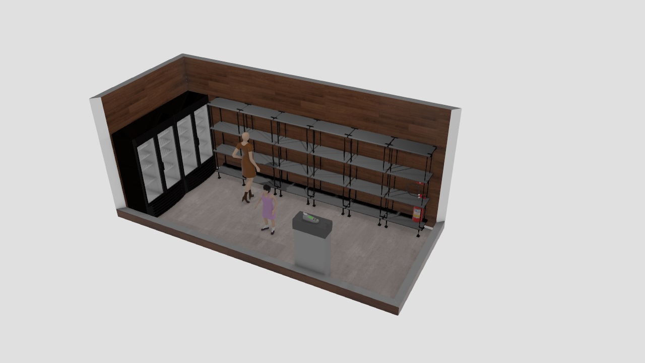 mini mercado container de Leonardo - Mooble Henn