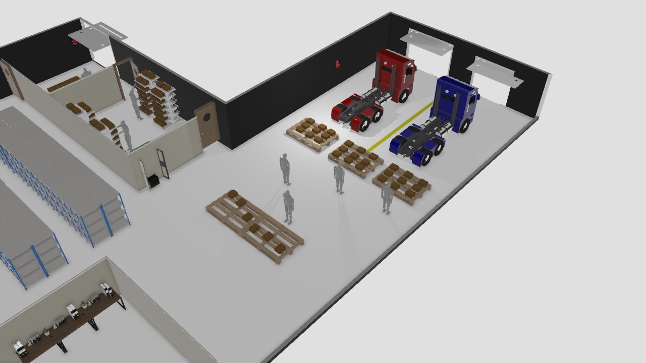 Layout Armazém de Caroline - Mooble